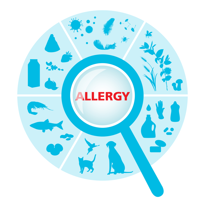 Allergy pathology analysis with Immunoassays